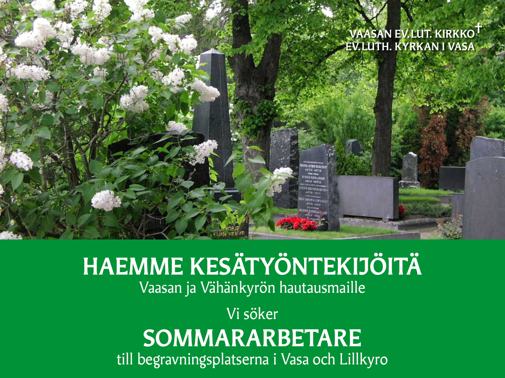 Avoimet työpaikat - Vaasan seurakuntayhtymä